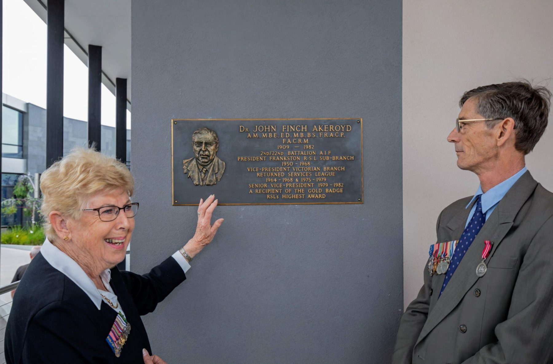 RSL Victoria | Frankston RSL Sub-Branch honours WW2 veteran Dr John Akeroyd