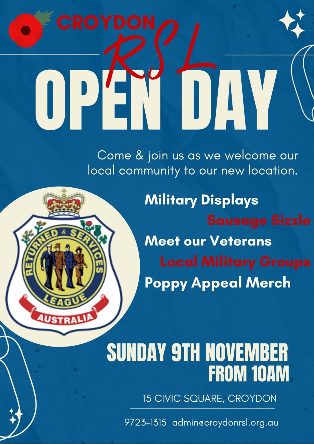 Croydon RSL Sub-Branch Open Day – RSL Victoria